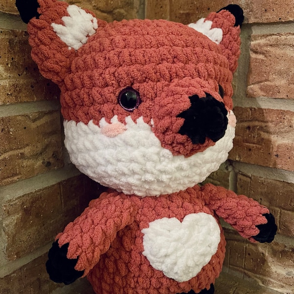 Crochet Pattern - Fatbelly Tangerine the FOX, Chubby Fox, Foxy ...