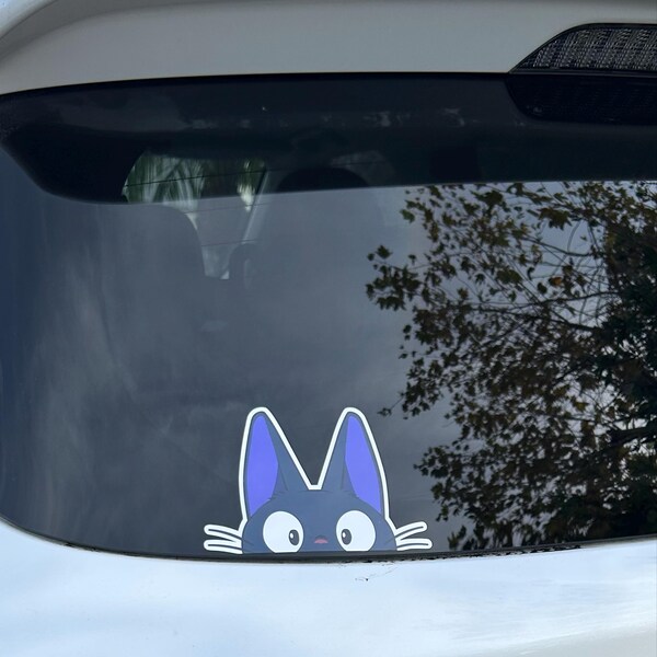 Bluey Peeker - Glossy White Cut Vinyl Car Decal - Multiple Sizes! - Etsy