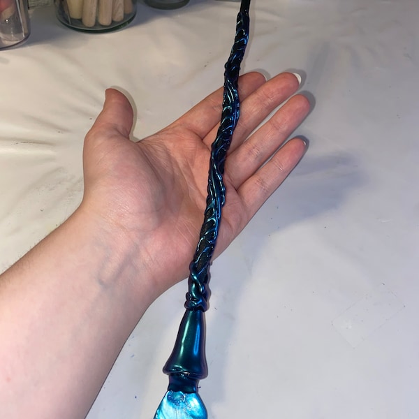 Witch Fairy Wands Wand Crystal Black and Pastel Magic Wand - Witch Wand ...