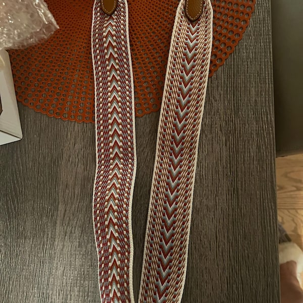 1.5'' Classic Grid Spider Web Pattern Designer Bag Straps Fashion ...