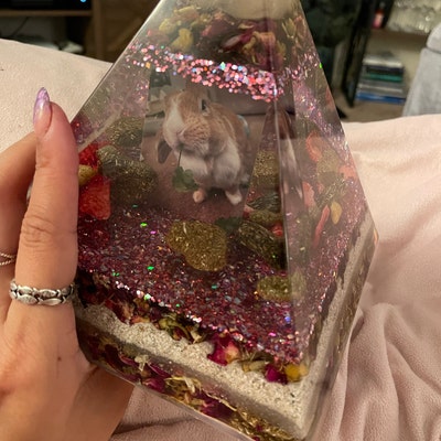 Pet Memorial Pyramid, Large, Resin Memorial, Dog/cat Ashes - Etsy