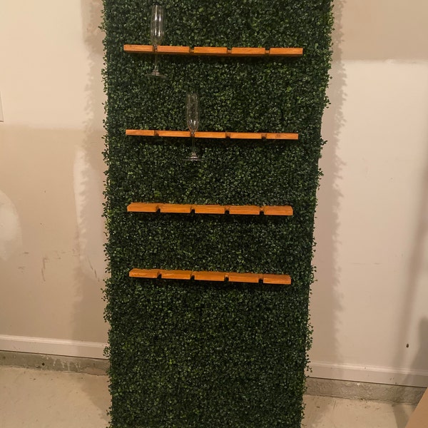 5 Shelves/ Champagne Wall/champagne Wall Shelf/ Bubbly Bar Shelf/ Wine ...