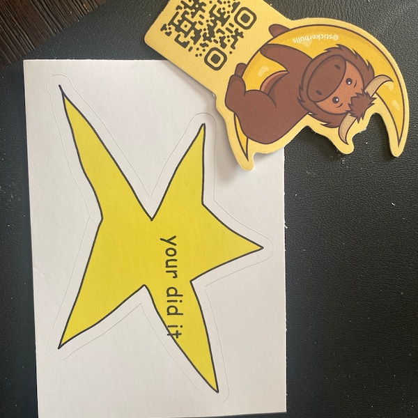 Your Did It Meme Star Sticker, Meme Sticker, Funny Sticker, Your Did It ...