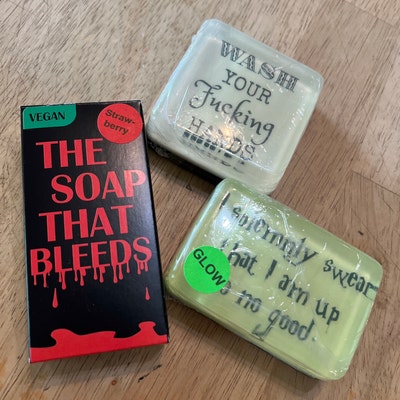 Soap That Bleeds Bleeding Soap Horror - Etsy
