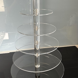 SET Metallic Square and Rectangle Cake Separator Metallic Cake Stand ...