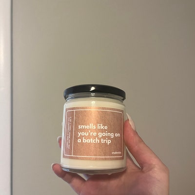 Smells Like Custom Text Candle Funny Gift Soy Candle Anniversary Gift ...