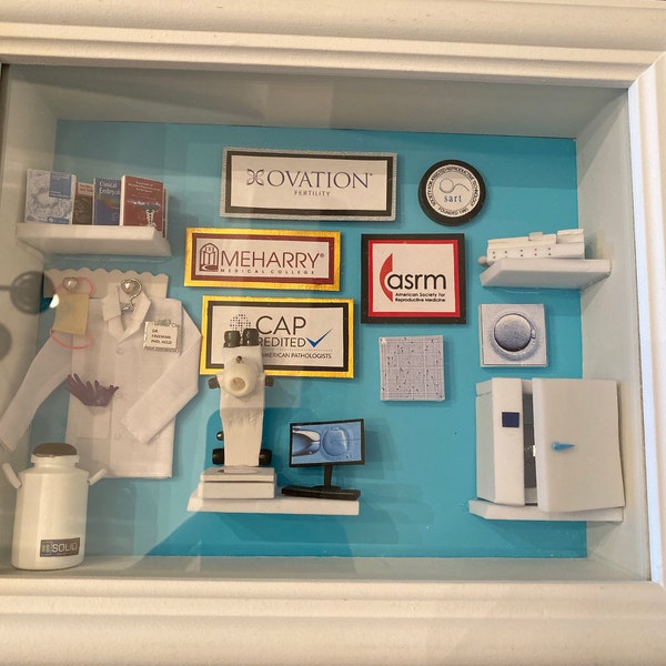 Hair Salon Miniature Shadow Box - Etsy