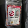 Personalized Ghostbusters Movie ID Card With Badge Holder and Metal ...