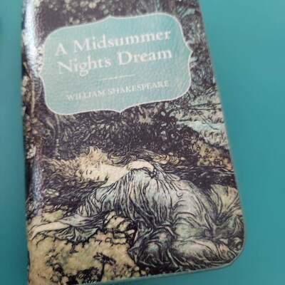 Book Wallet, Shakespeare Gifts, Midsummer Night's Dream Book Clutch ...