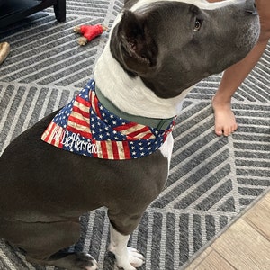 Personalized Dog-flag-4th of July-red / Patriotic Personalized Dog ...