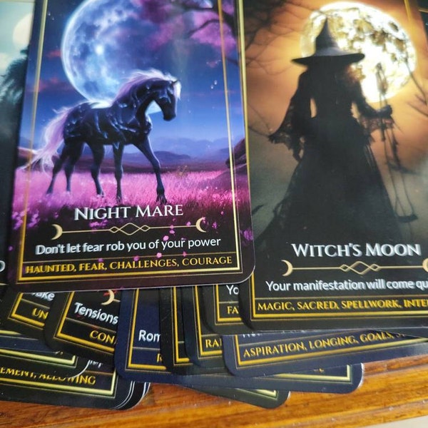 MOON Dreaming Oracle Deck (42 Cards) - Etsy