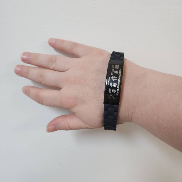 Soundwave Art QR Code Bracelet, Custom Music Sound Wave, Voice Message ...