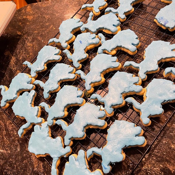 DETROIT Lions Cookie/dough/sand Cutter USA Made 3D Football Logo - Etsy