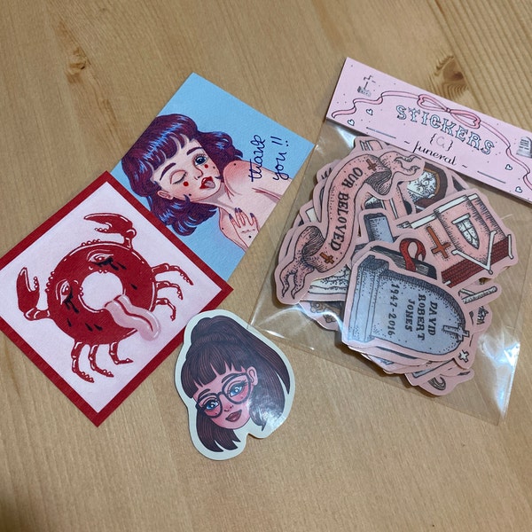 Funeral STICKERS (25 Pack) - Etsy