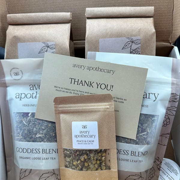 Goddess Blend Herbal Tea - Etsy