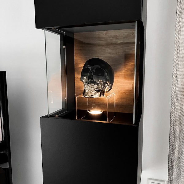 3D Skull Frame With Half Rainbow Skull // Skull Decor // Skull Art ...