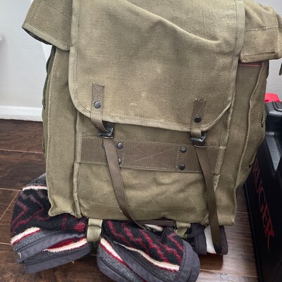 Italian Army Backpack Rucksack Vintage Manbag Italian Alpini Mountain ...