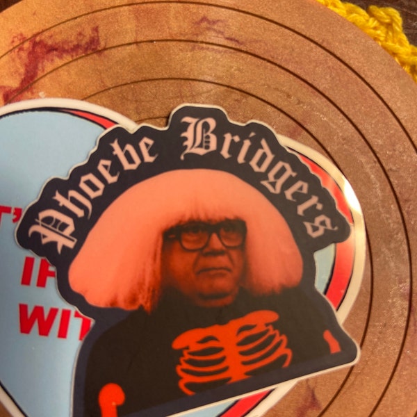 Phoebe Bridgers X Ongo Gablogian Sticker | 3 SIZES | 3 VARIATIONS | It ...