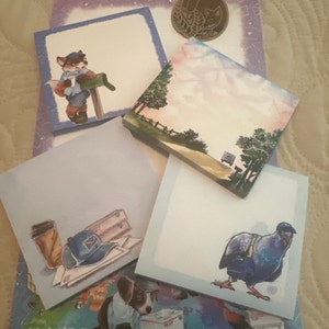 Goodbye Postal Retirement Announcement Lakeside Scene Mail Carrier ...