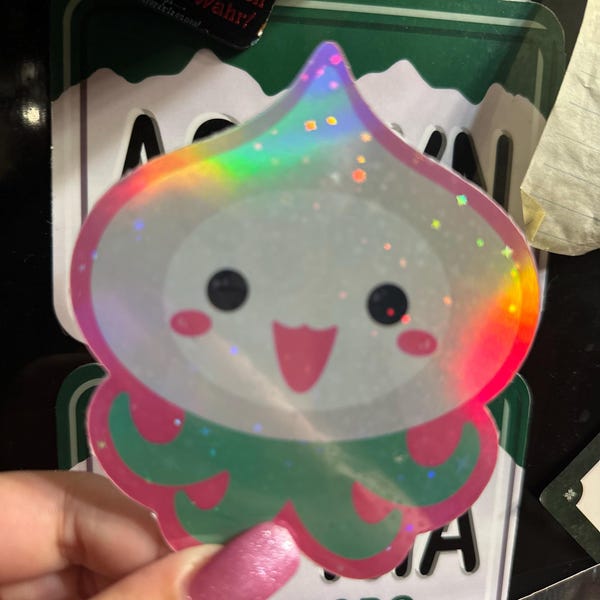 Overwatch Pachimari Pixel Waterproof Holographic Vinyl Sticker Decal - Etsy