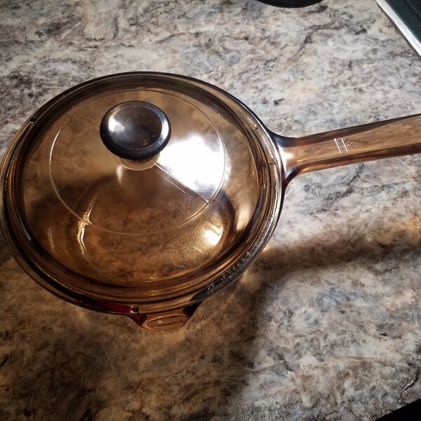 Vision Corning Usa 24 Oz Cranberry Covered Casserole Dish - Etsy