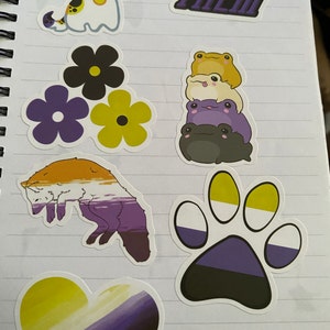 ASL, Sign Language Stickers, Vinyl Stickers, 10-50 Pcs Random Pack ...