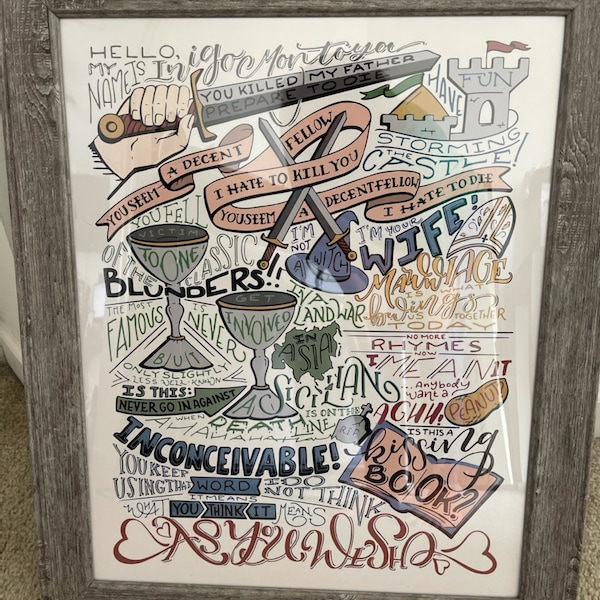 Princess Bride Quotes (colorized) - Etsy