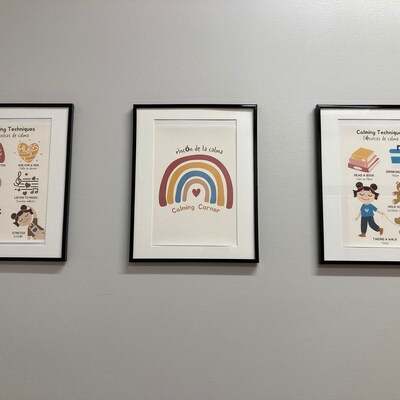 Spanish Emotions Poster Calming Corner Set Calm Down - Etsy