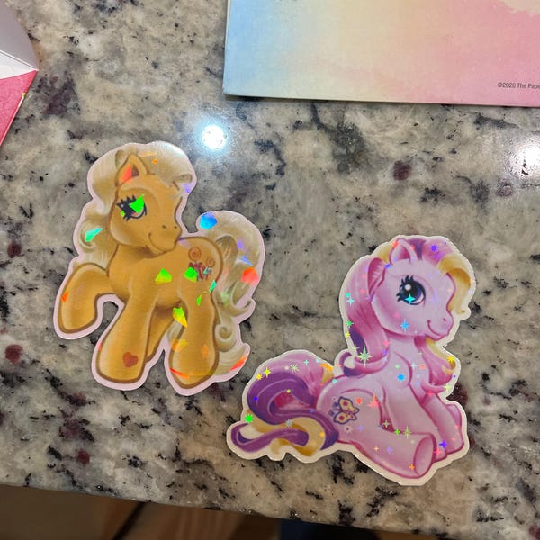 G3 Holographic My Little Pony Inspired Stickers! *YOU CHOOSE #3* - Etsy