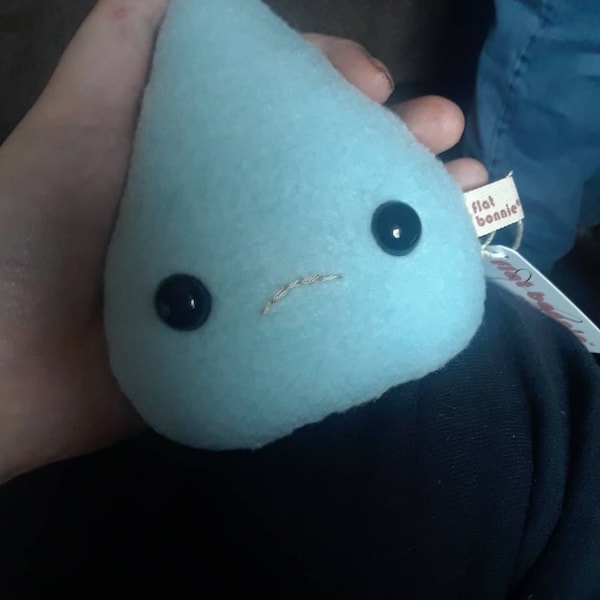 Teardrop Plush, Cute Sad Breakup Gift, Crying Stuffy Toy, Kawaii ...