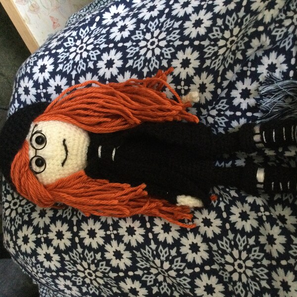 CROCHET PATTERN Rebellious Grunge Girl, Emo Doll Amigurumi Pattern ...