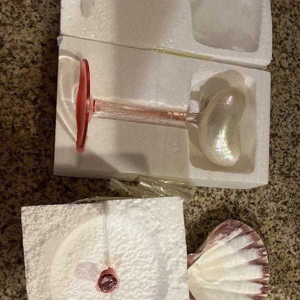 Natural Conch Shell Wine Glass,beach Wedding Bridesmaid Gifts,handmade ...