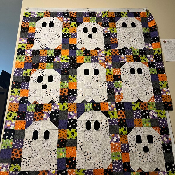 Ghost Party!!! Quilt PDF Pattern Download by Woollypetals - Etsy
