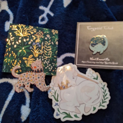 Cryptid Club Hard Enamel Pin - Etsy