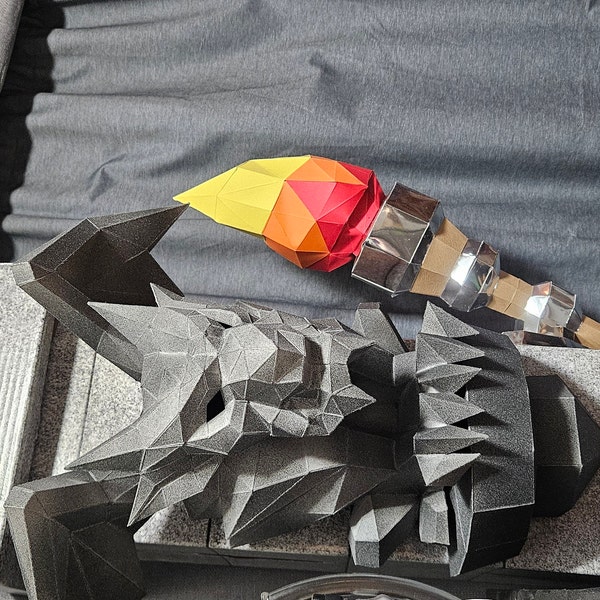 The Scream, Papercraft , DIY , Low Poly , PDF Papercraft ,the Scream ...