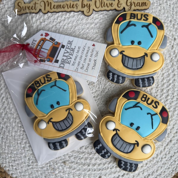 School Bus Driver Gift Tags / Book Marks - Easy DIY Printable Gift Tags ...