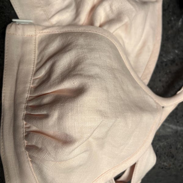 Linen Bras/ Linen Sleepwear/ Linen Home Wear/ Home Wear Bra/ Summer ...