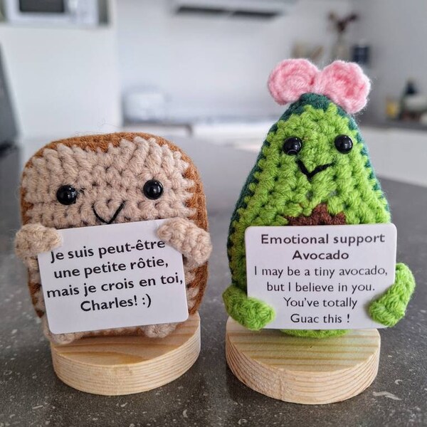 Handmade Crochet Mango-positive Vegetables,emotional Support Mango ...