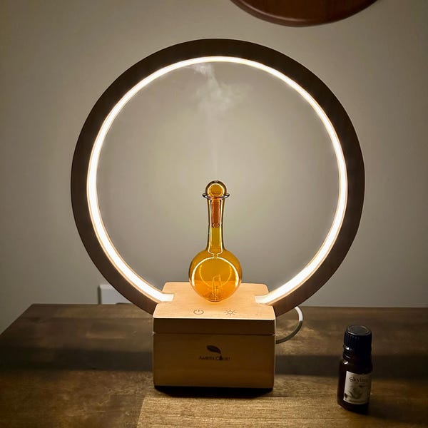 Black Walnut Cup Diffuser | Home Decor | Essential Oil | Rosewood/black ...