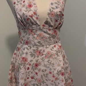 Strapless Silk Dress Sewing Pattern PDF S-XL | Etsy