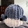 Willie the Whale LARGE SIZE Video Tutorial/pattern, Learn How to Finger Knit, Hand Knitting ...