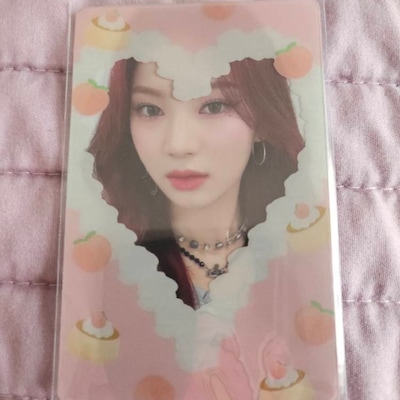 Kpop Photocard Frame Card, Heart Beam Deco Frame, Kpop Photocard ...