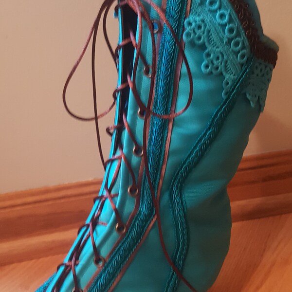 Spats Black Gold Pleather Thigh High Spats Ancient Egypt Greaves ...