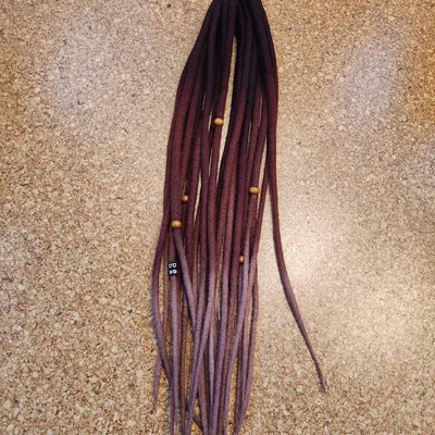 Synthetic Dreads Double Ended or Single Ended Dreadlocks pink Dreams ...