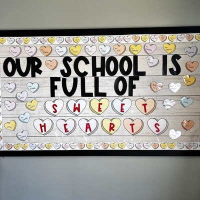 Sweetheart Candy Bulletin Board Valentine's Day Bulletin Board ...