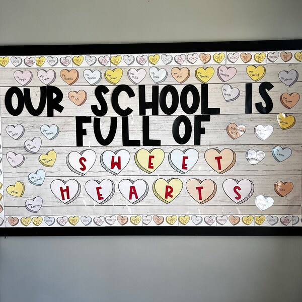 Sweetheart Candy Bulletin Board | Valentine's Day Bulletin Board ...