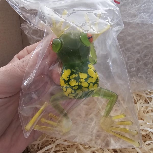 Miniature Crazy Slug, Blown Glass Slug, Art Glass, Glass Slug Miniature ...