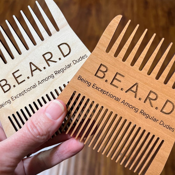 SVG Double Side Hair and Beard Combs, for Wood or Plywood Material ...