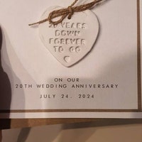9th Anniversary Card Personalised Pottery Husband / Wife / Son Daughter ...