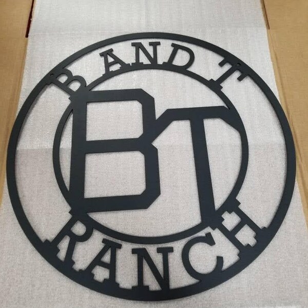 Custom Round Brand/ Farm Sign - Etsy